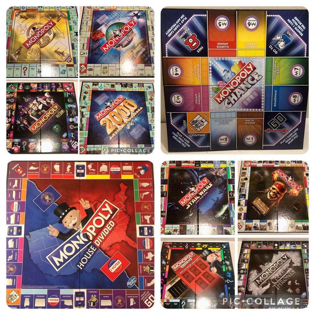 Monopoly Board Game Boards. Only 2 Dollars Each Just the Boards. Dozens ...