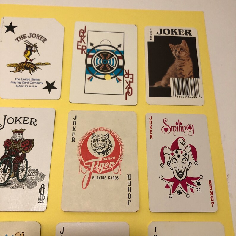 Collection of Jokers From Various Decks of Playing Cards. - Etsy