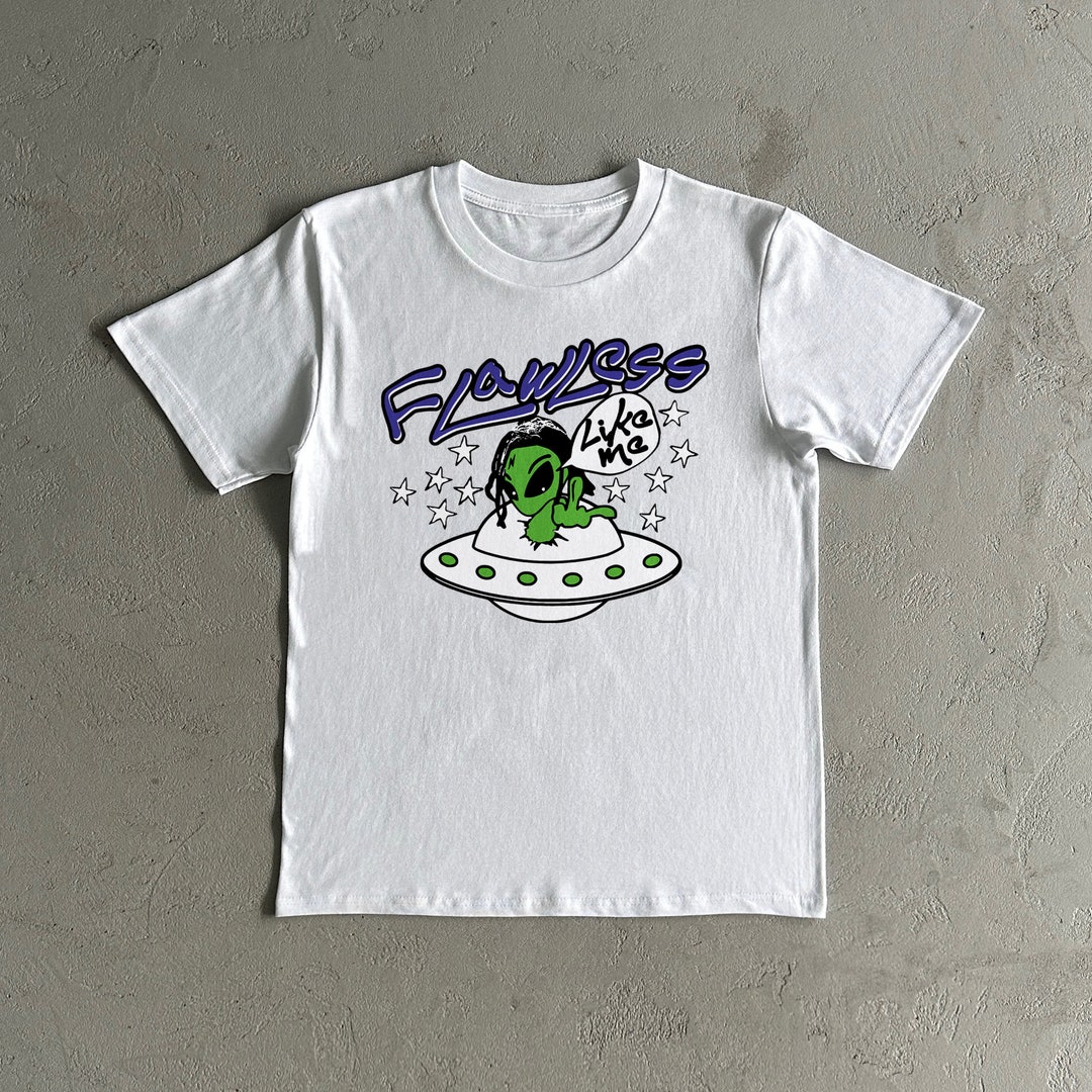 Lucki Flawless Like Me Alien Heavy Cotton Tee - Lucki T-shirt ...
