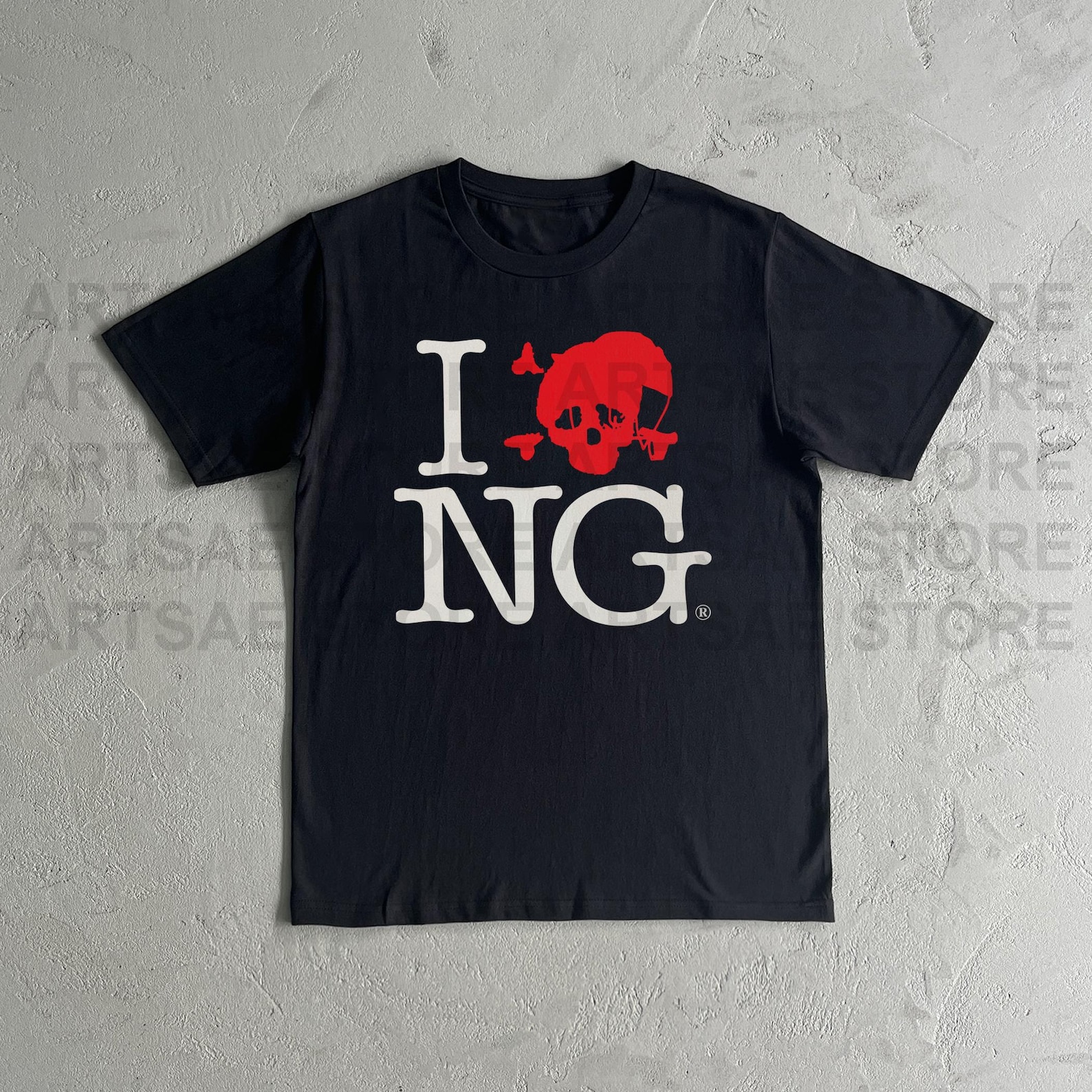 I Love Novagang Heavy Cotton Tee Shirt - Goth Money Novagang Nettspend ...