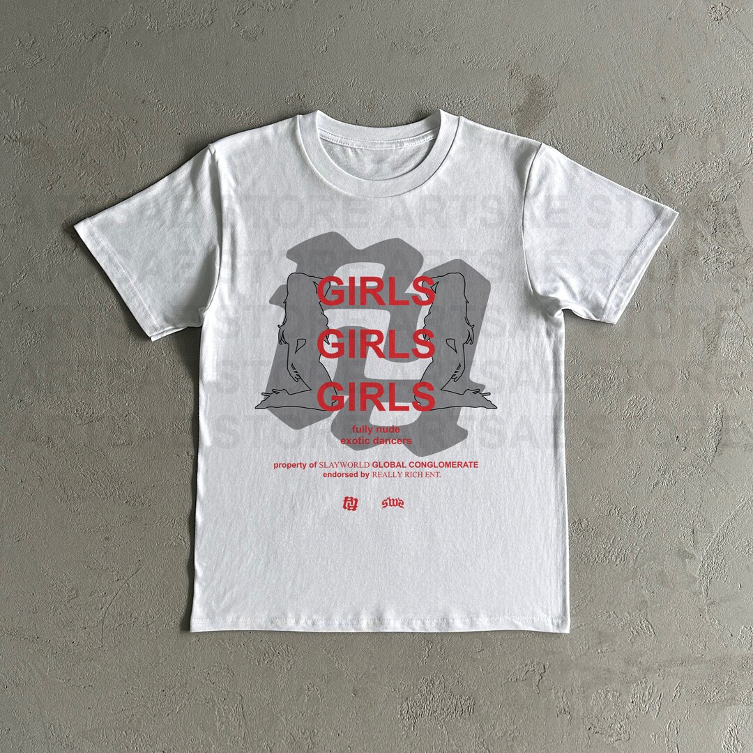 RR Kankan No Exotic Dancers T-shirt - Girls Girls Girls Heavy Cotton ...