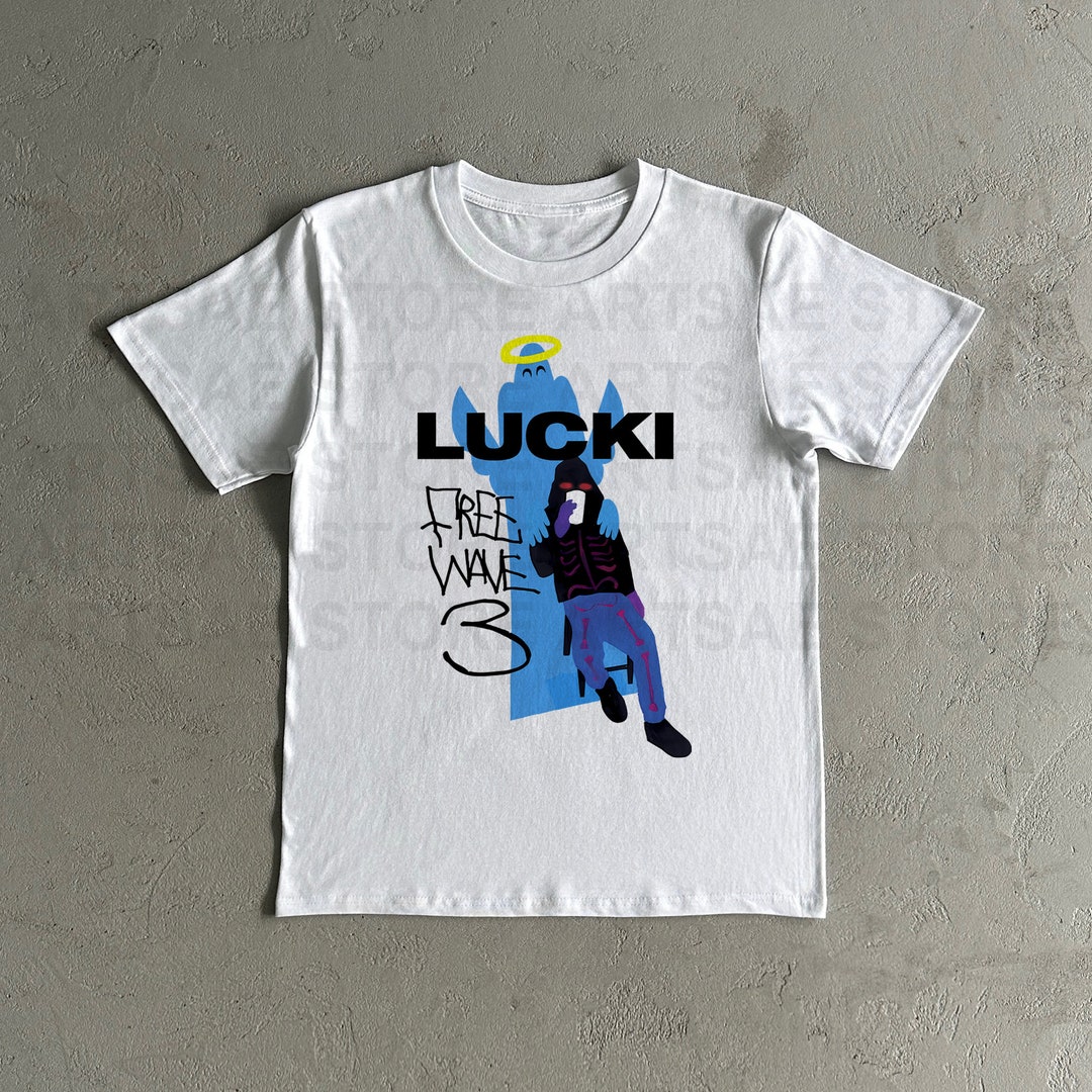Lucki Freewave 3 Heavy Cotton Tee Shirt - Lucki Freewave Tshirt - Etsy