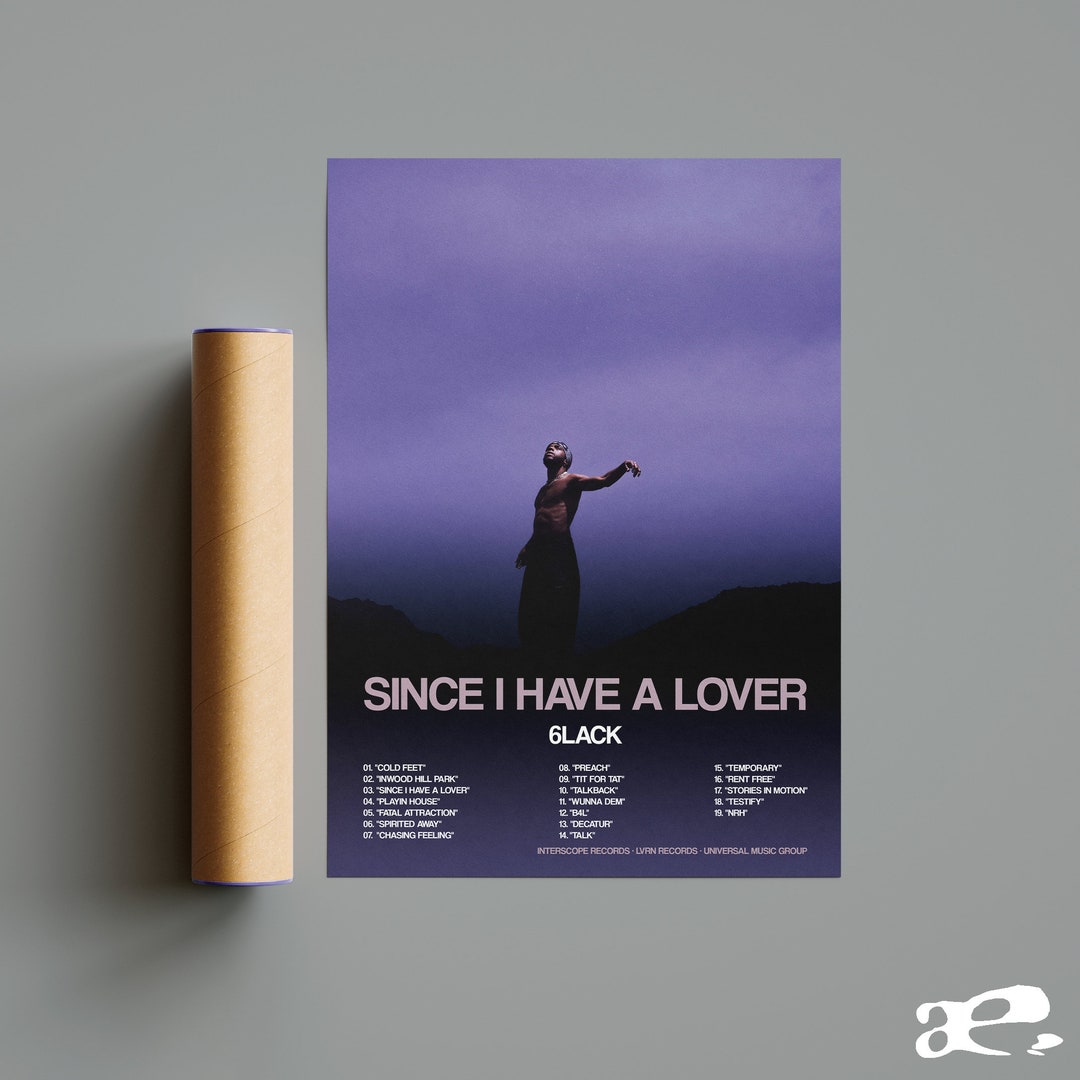 6LACK Since I Have a Lover Poster 6LACK Album Tracklist - Etsy