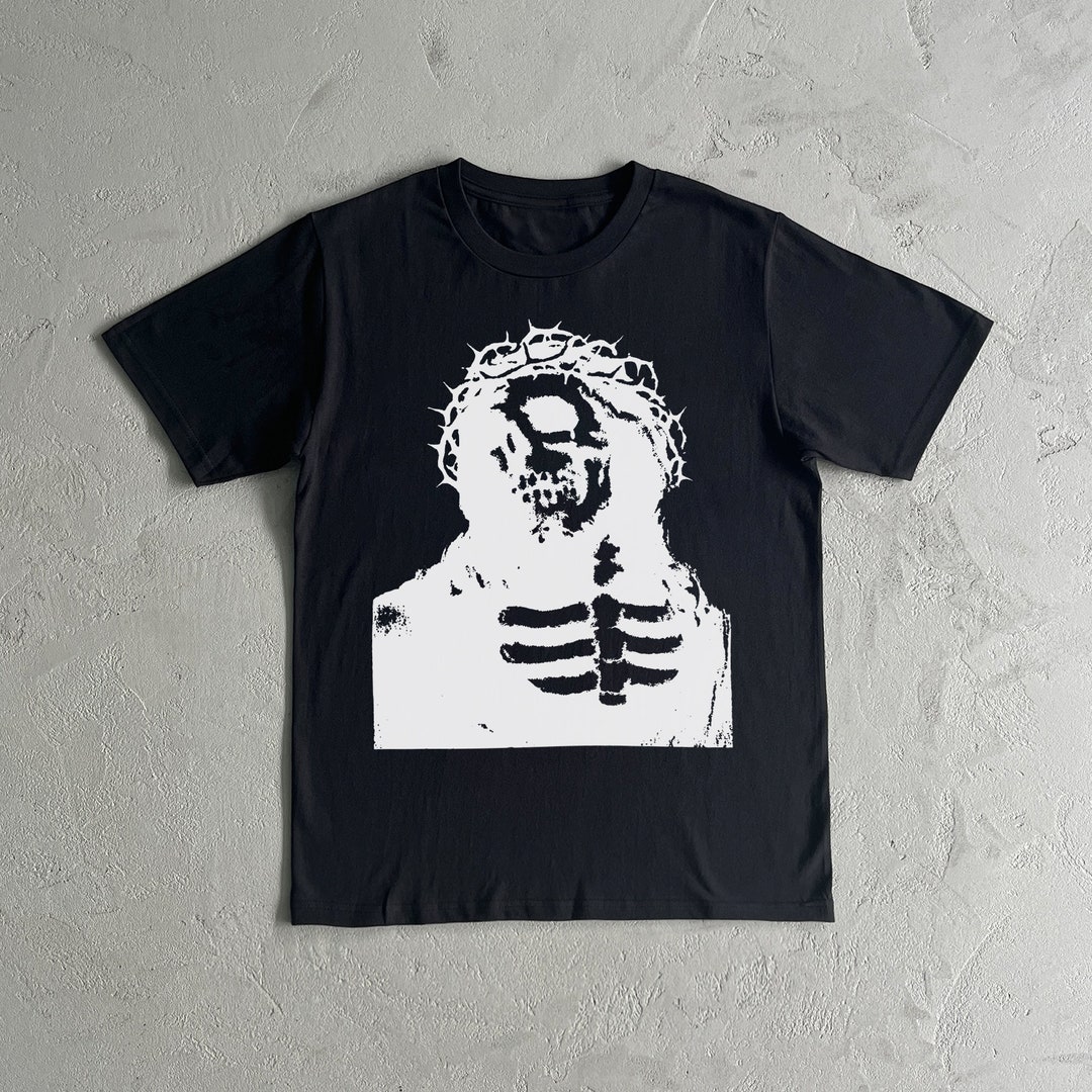 Number Nine Skull Heavy Cotton Tee Shirt - Number Nine Tshirt - Etsy