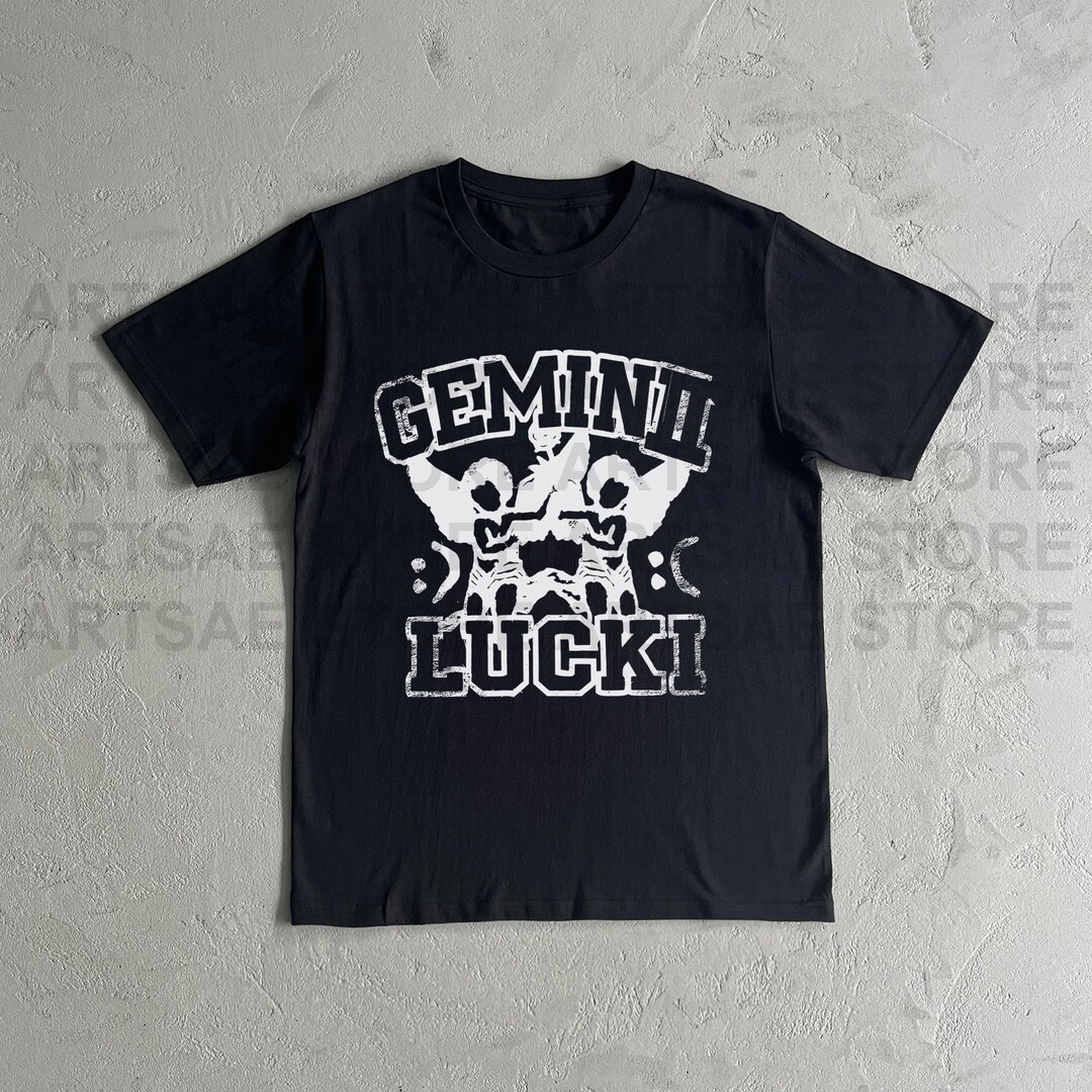 Lucki Gemini Heavy Cotton Tee Shirt - Lucki Gemini! Tshirt - Etsy