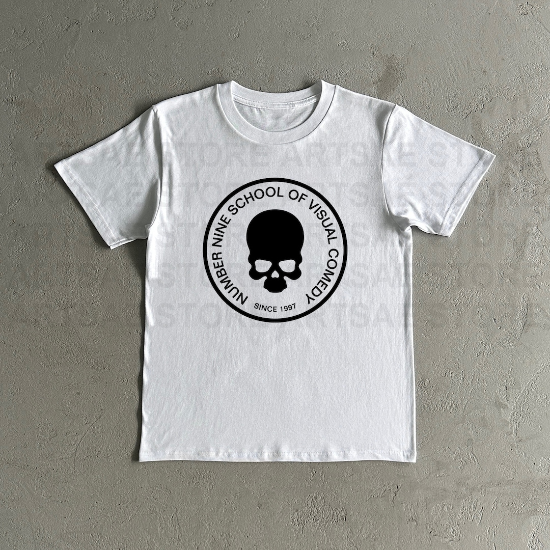 Number Nine School of Visual Comedy Heavy Cotton Tee Shirt - Number ...