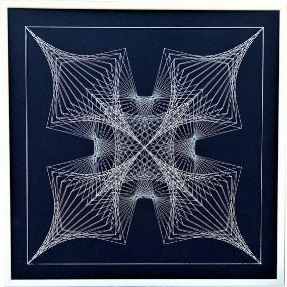 STABILITY String Art With Wooden Frame Handmade - Etsy
