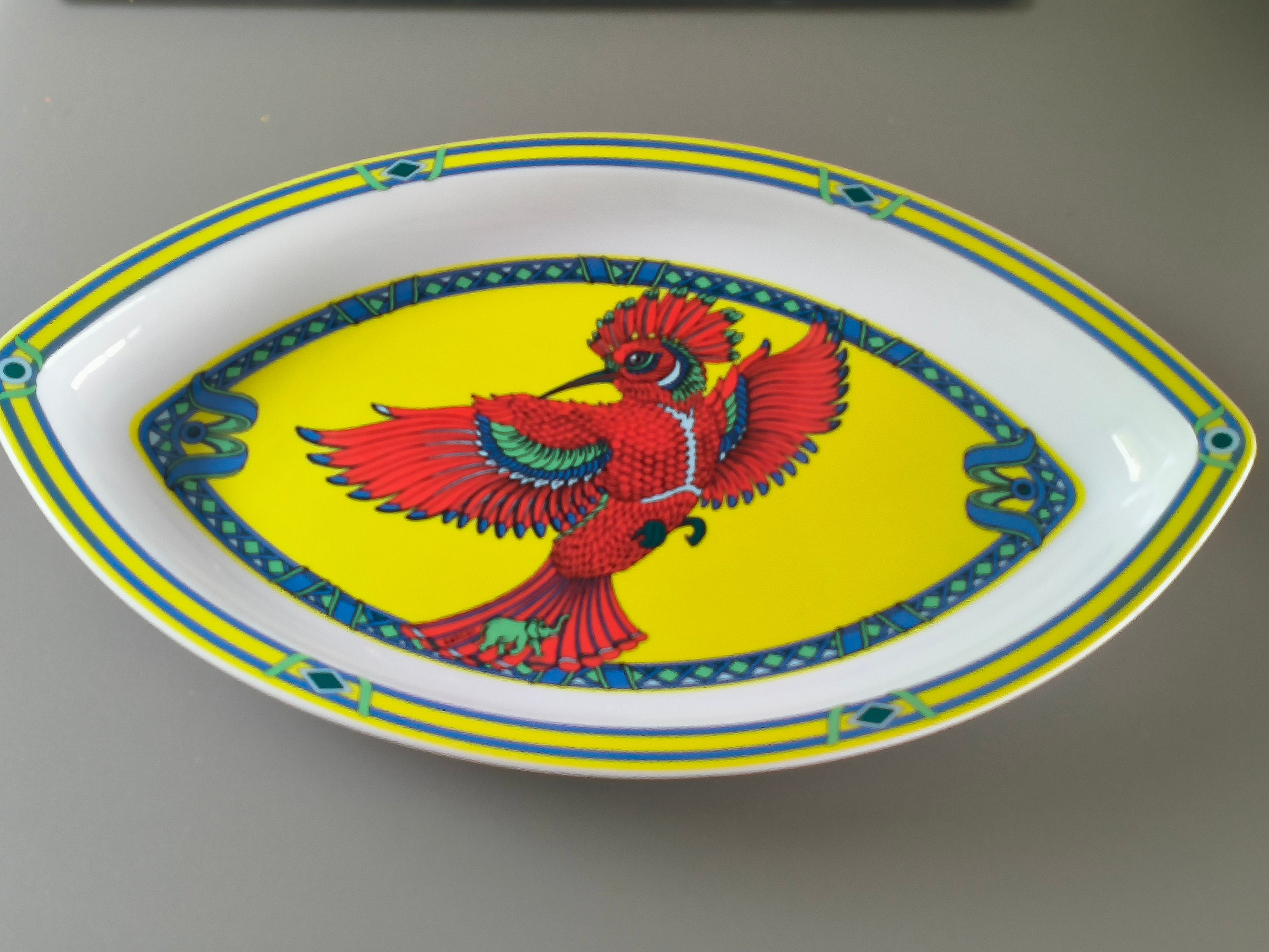 BOPLA Langenthal Suisse Bowl / Plate Large Bird Motif - Etsy