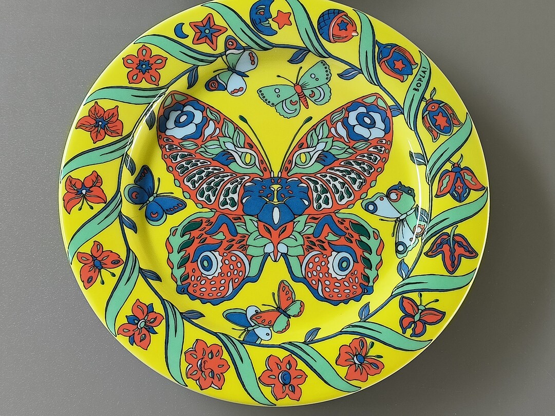 BOPLA Langenthal Suisse Dessert Plate / Breakfast Plate FARFALLE Series ...