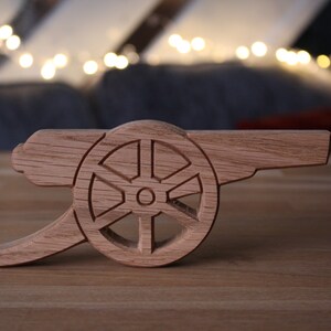 Arsenal Cannon Carved in Solid Oak, Gunners 2024 - Etsy