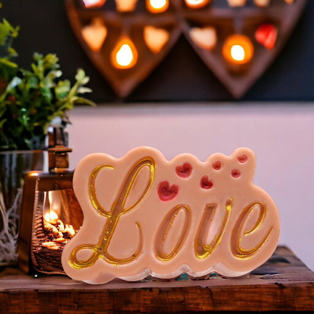 LOVE Cursive Word Soap - Valentine's Day, Birthday, Mother's Day ...