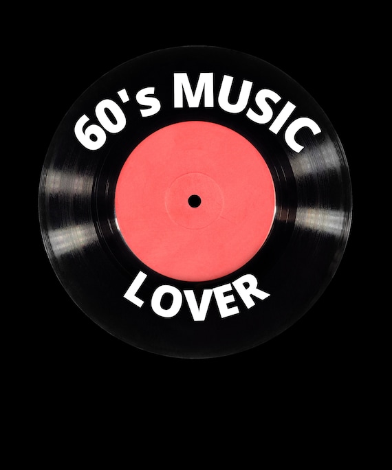 Disco de vinilo de los años 60 png - Etsy México