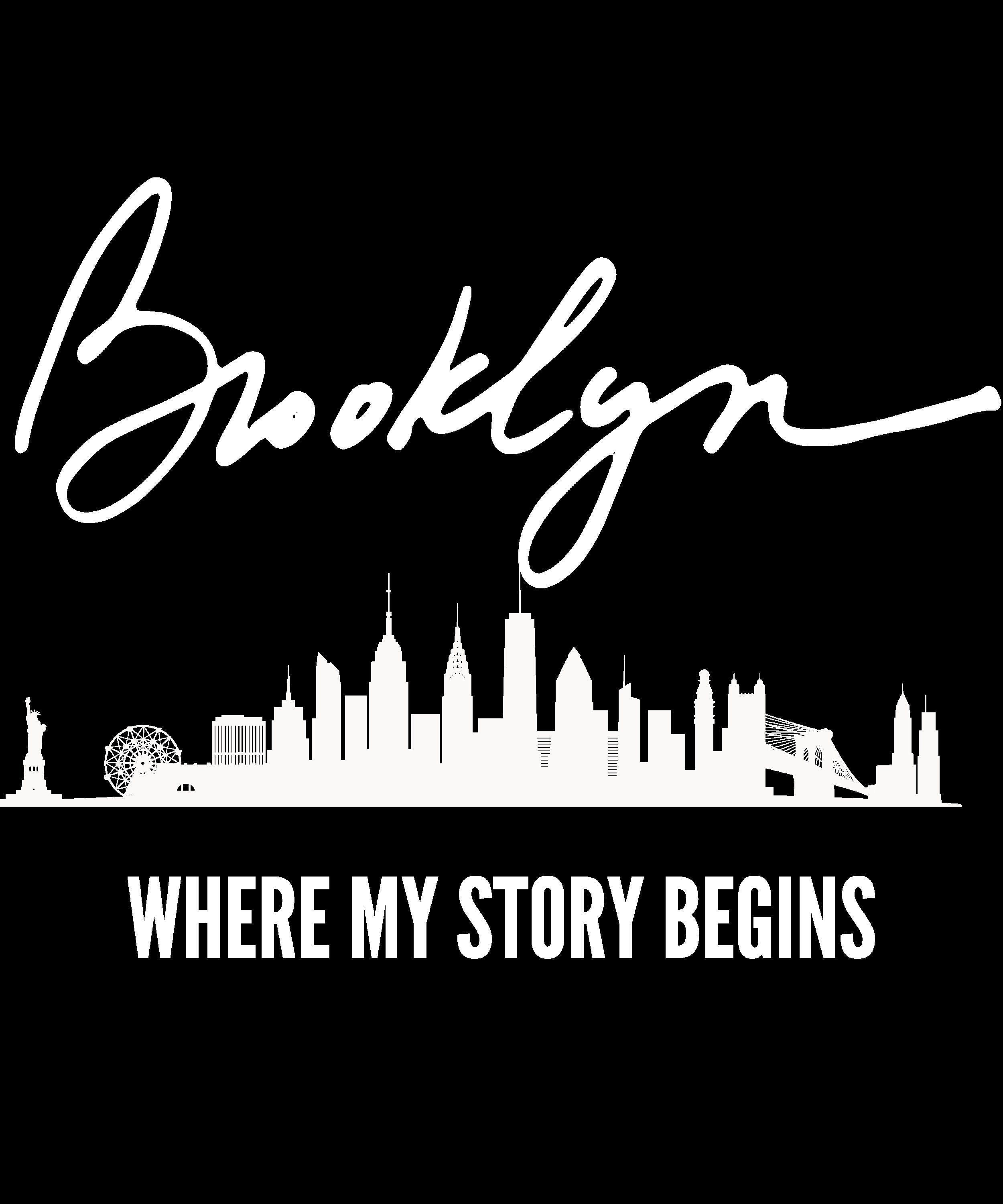 BROOKLYN Where My Story Begins in Black and White W/ Brooklyn Bridge - Etsy