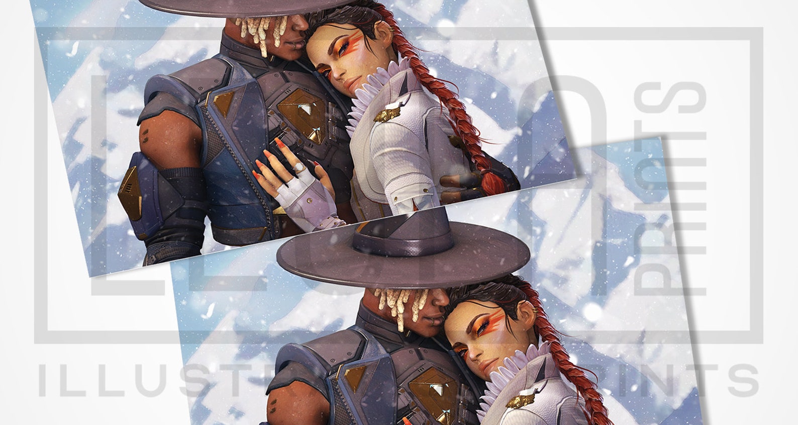 Apex Legends Seer & Loba Leyla Prints Illustration Print - Etsy UK