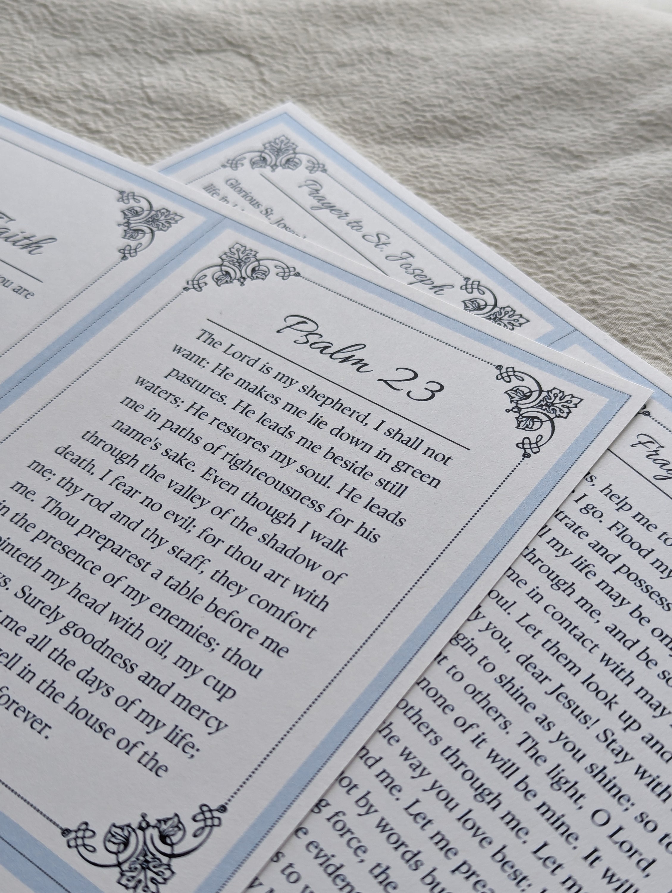 Printable Catholic Prayer Cards - Etsy