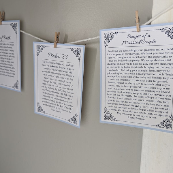 Tarjetas de oración católicas - Etsy México