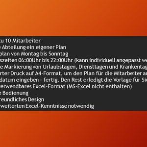 Duty Roster Excel Template Shift Planner in Practical A4 Format ...