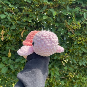 Pink Crochet Turtle Amigurumi Plush - Etsy
