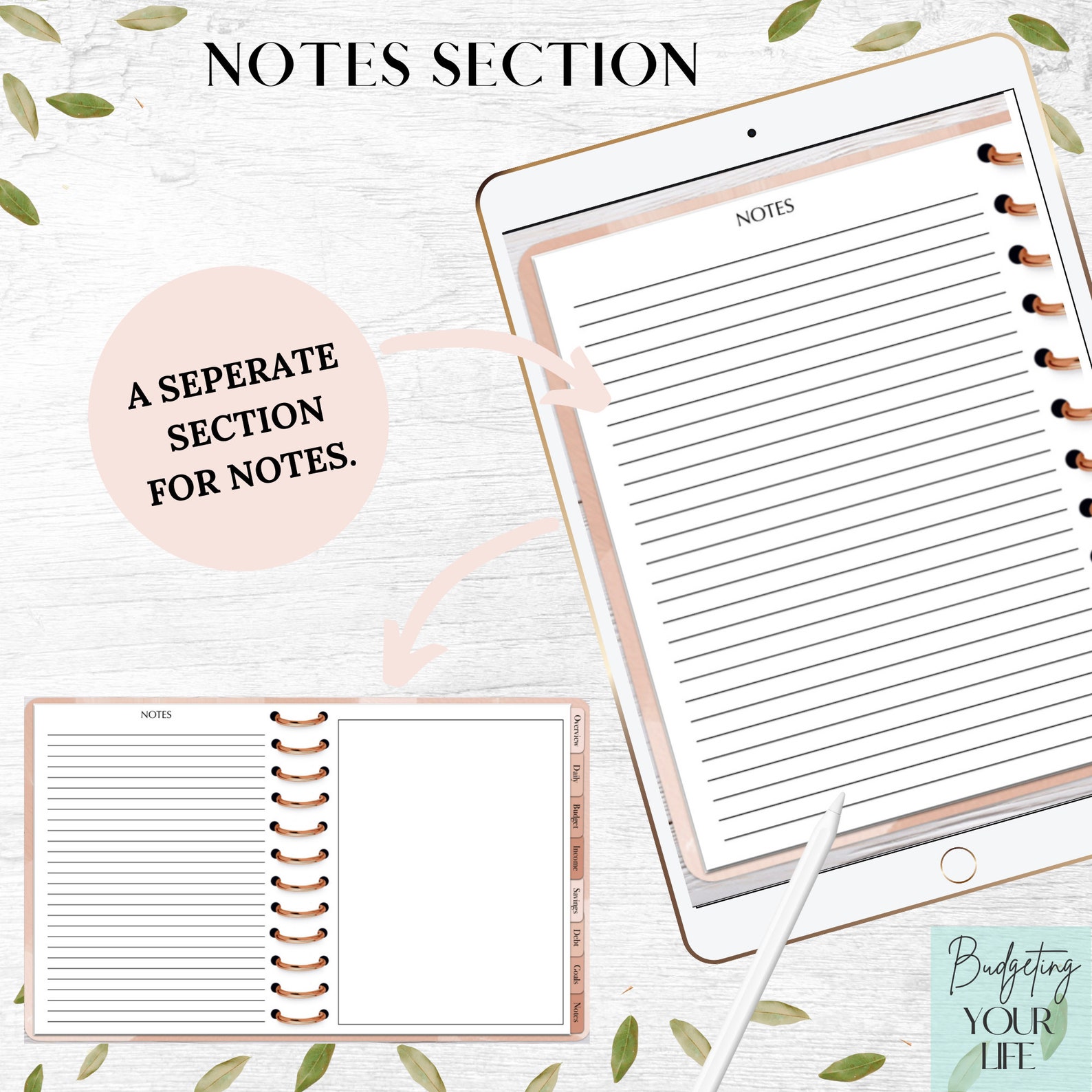 Digital Budget Planner Digital Planner Digital Finance - Etsy