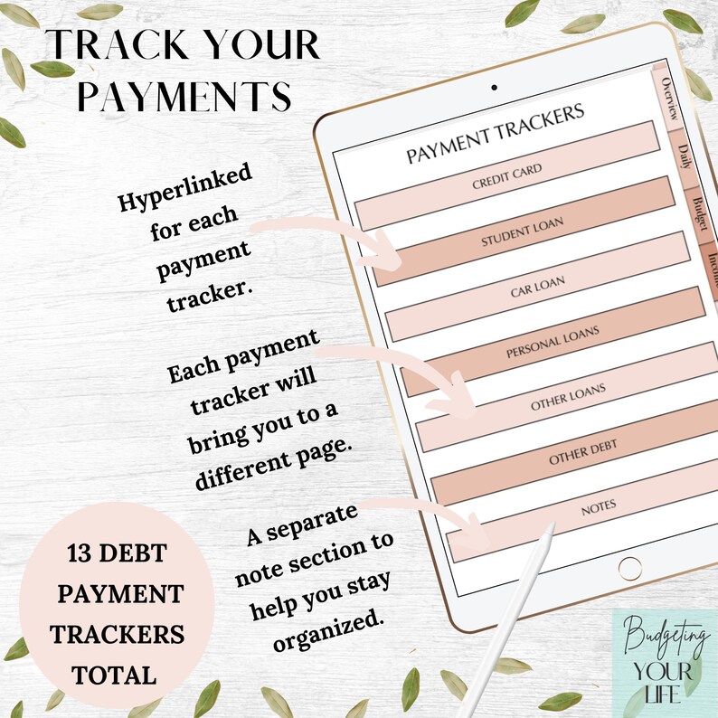 Digital Budget Planner, Digital Planner, Digital Finance Planner ...