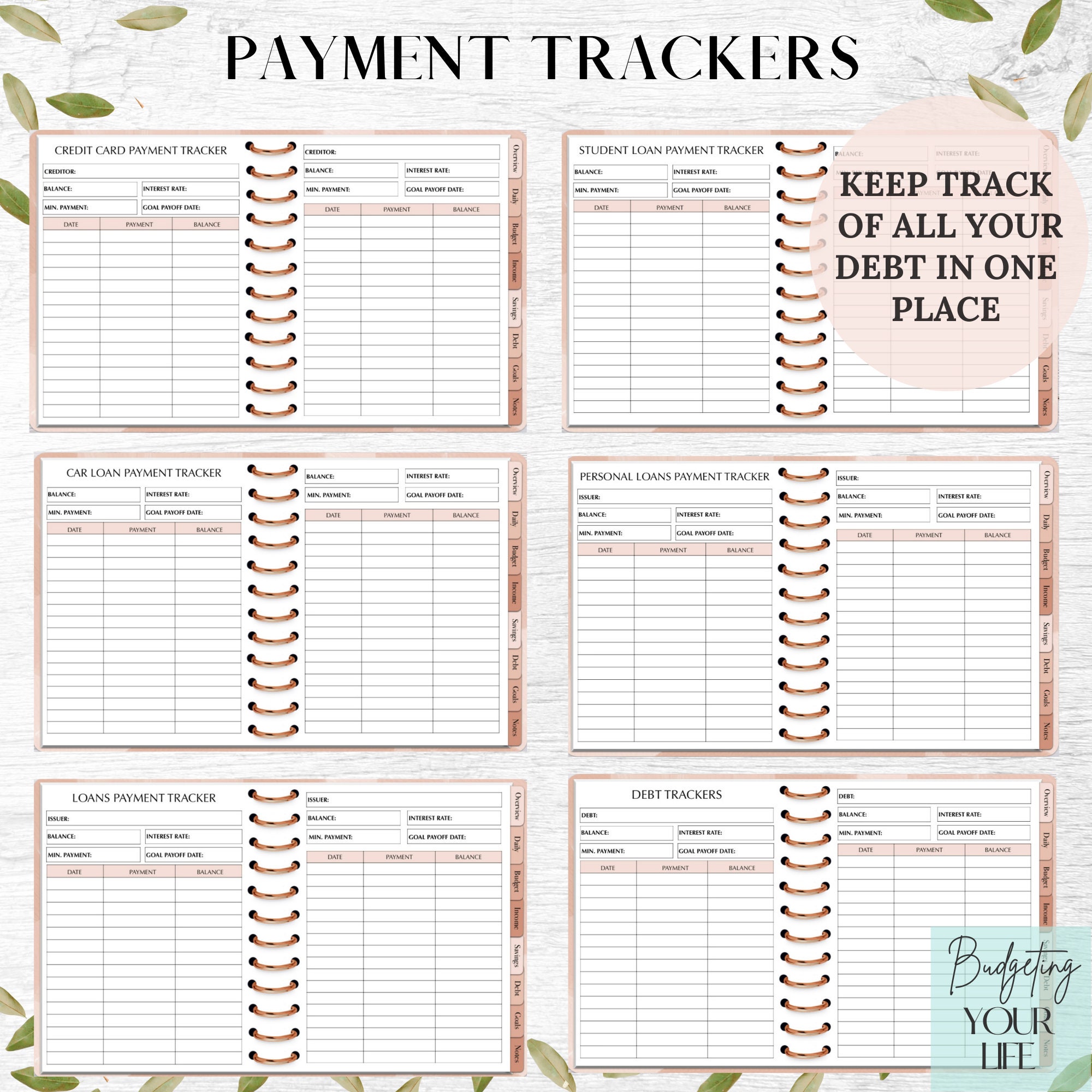 Digital Budget Planner, Digital Planner, Digital Finance Planner ...