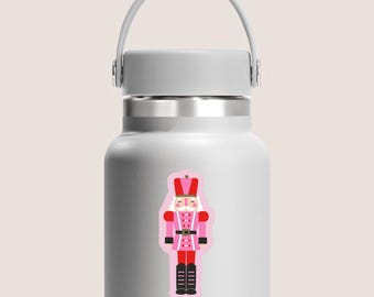 Pink Nutcracker Christmas Sticker, Polka Dot Ballet Decor - Etsy