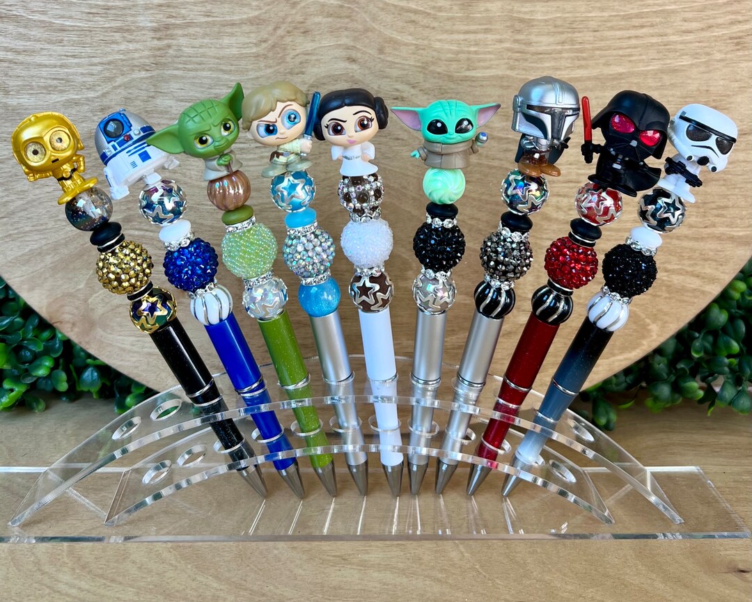 Star Wars Pens Disney Doorables Character Pens Beaded Pens Star Wars ...