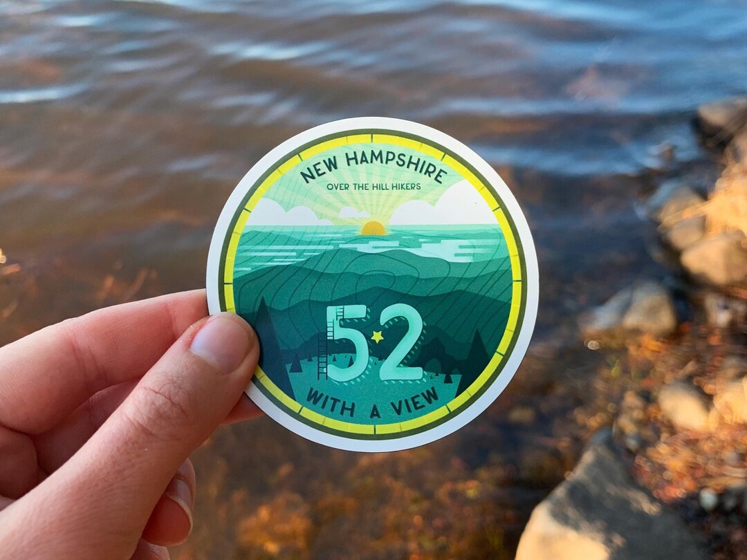 52WAV Magnet | New Hampshire 52 With a View, NH Magnet, Over the Hill ...