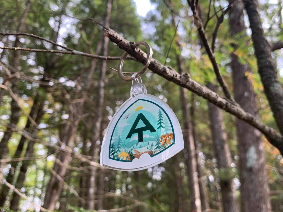 Appalachian Trail Keychain - Thru Hiking - AT Keychain - Etsy