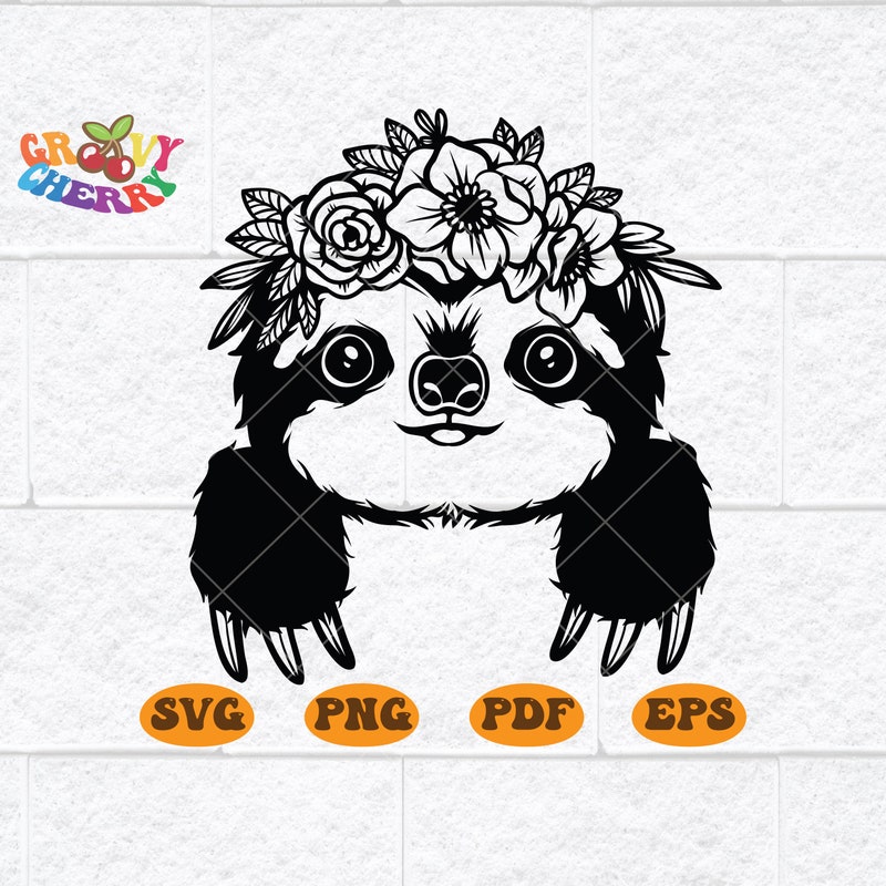 Sloth Svg for Cricut - Etsy
