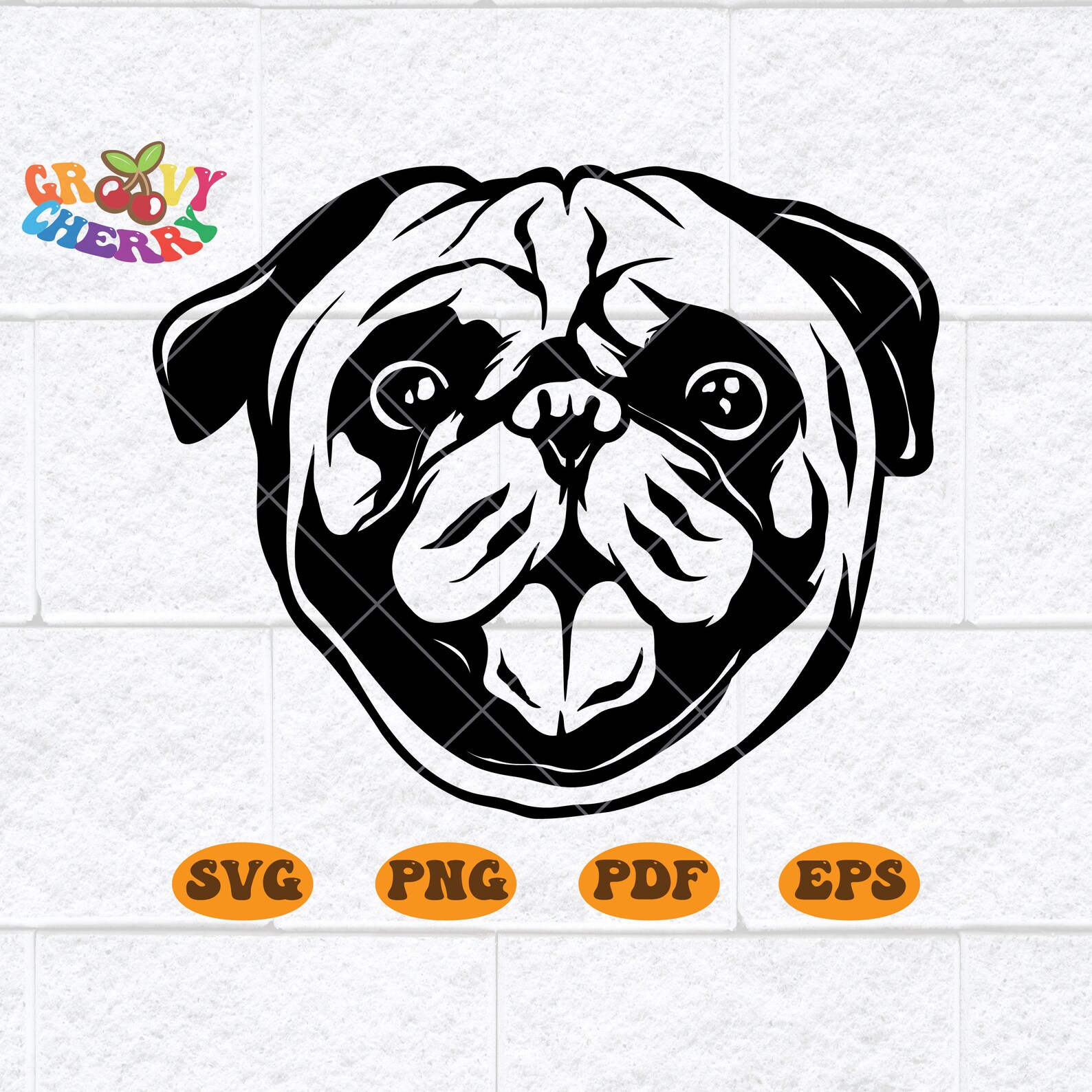 Pug Svg Pug Mom Svg Pug Art Pug Sticker Pug Gift Pug - Etsy