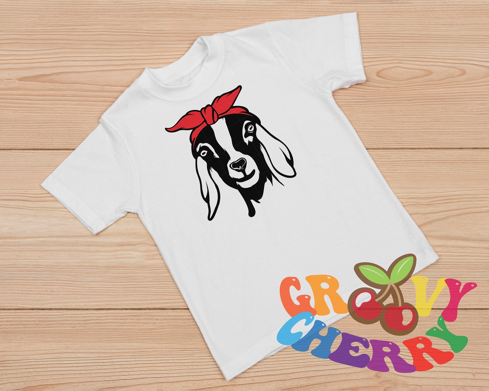 Goat With Headband Svg Goat Bandana Svg Boer Goat Svg Farm - Etsy