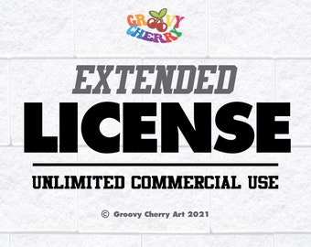 Extended License Commercial Use Unlimited Usage, One Time Payment for ...