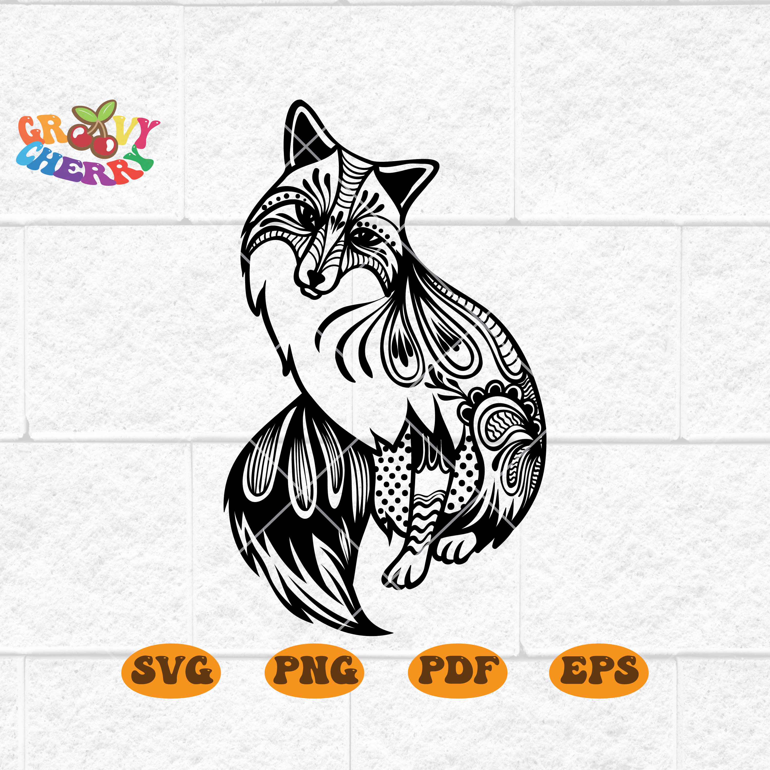 Fox Mandala SVG Fox Zentangle Svg Mandala Fox Svg Fox Svg - Etsy Canada