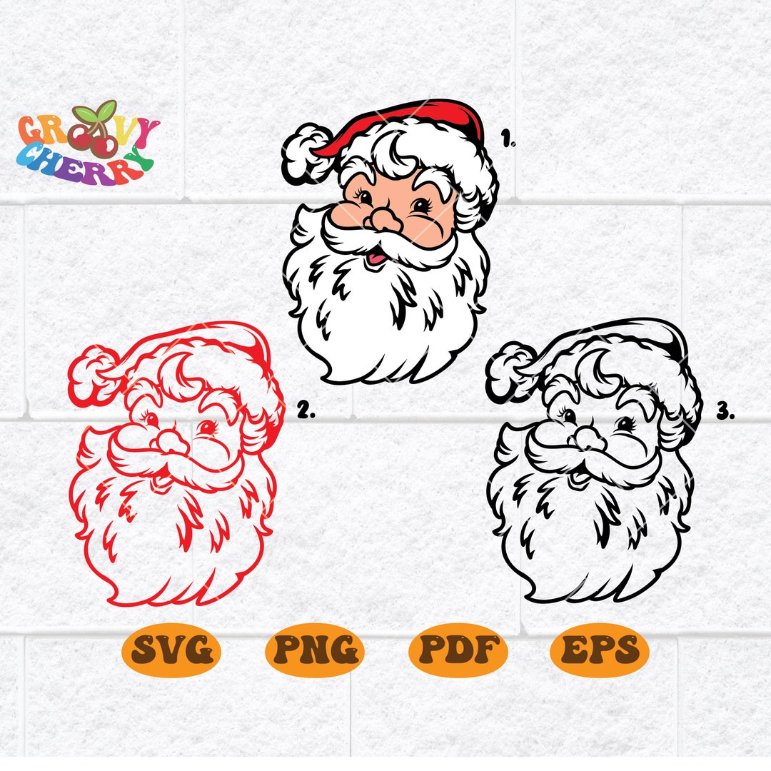 Santa Claus Svg Png, Believe Svg, Christmas Santa Svg, Santa Png, Santa ...