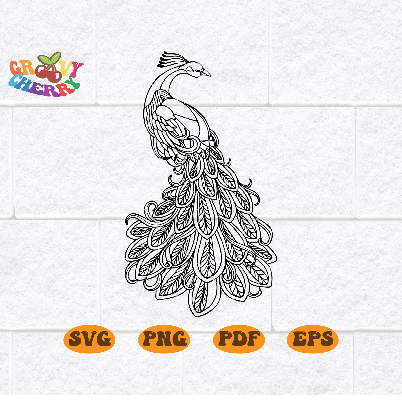 Peacock SVG File | Peacock Cut Files | Peacock Clipart | Peacock Clip ...