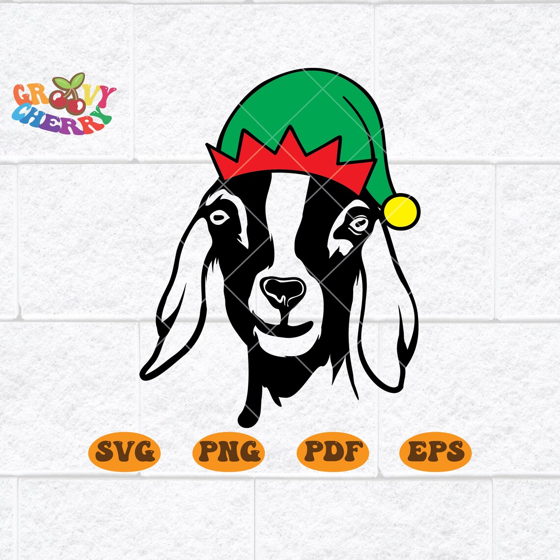 Elf Boer Goat Svg Goat Illustration Goat Head Svg Goat Png | Etsy