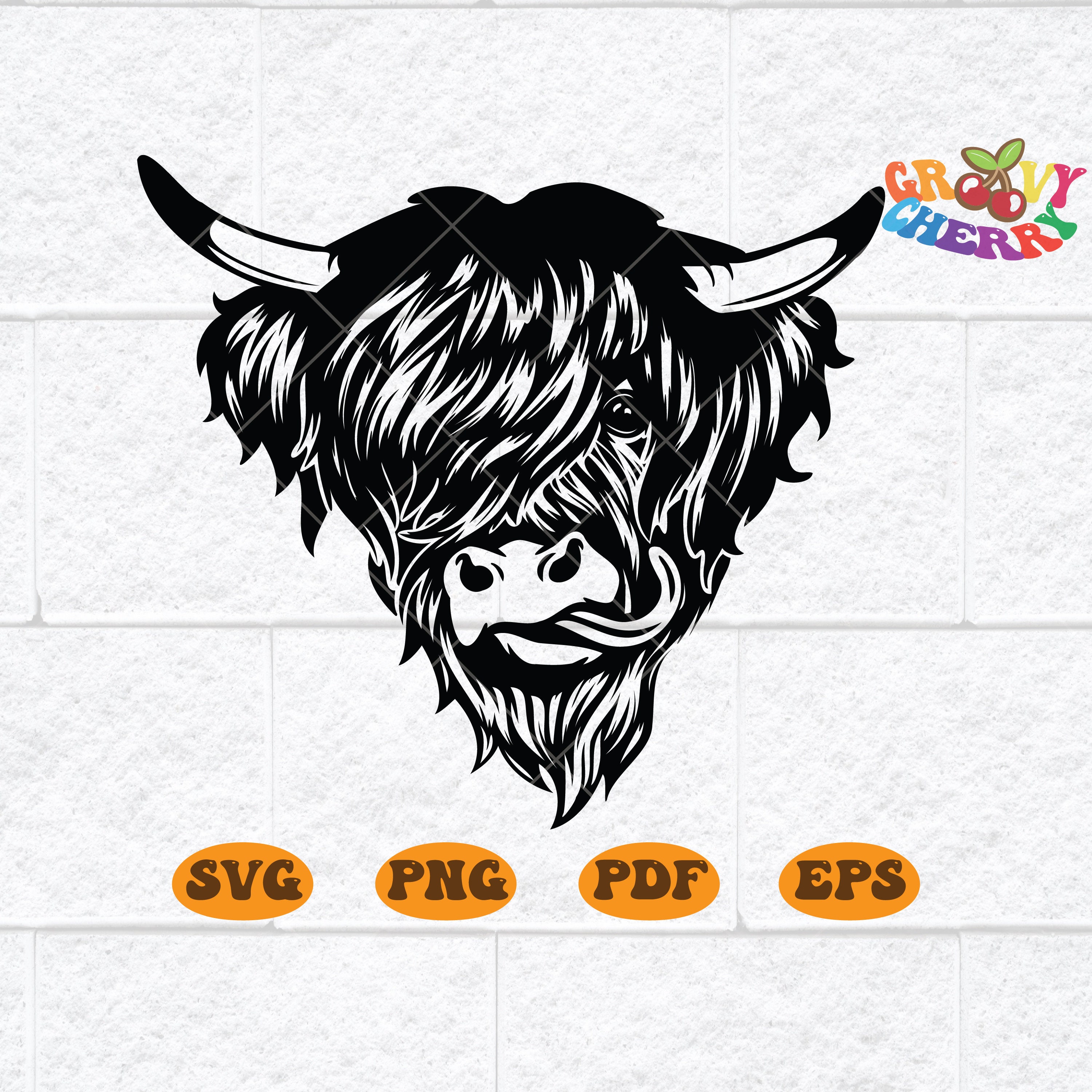 Highland Cow Svg Highland Cow Clipart Highland Heifer Svg - Etsy UK