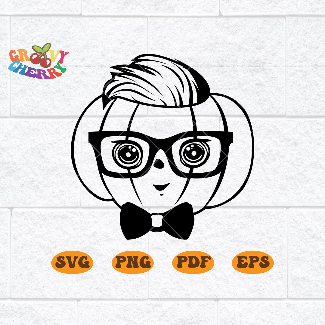 Pumpkin Boy Svg File, Happy Fall Svg, Pumpkin Clipart, Peace Love Fall ...