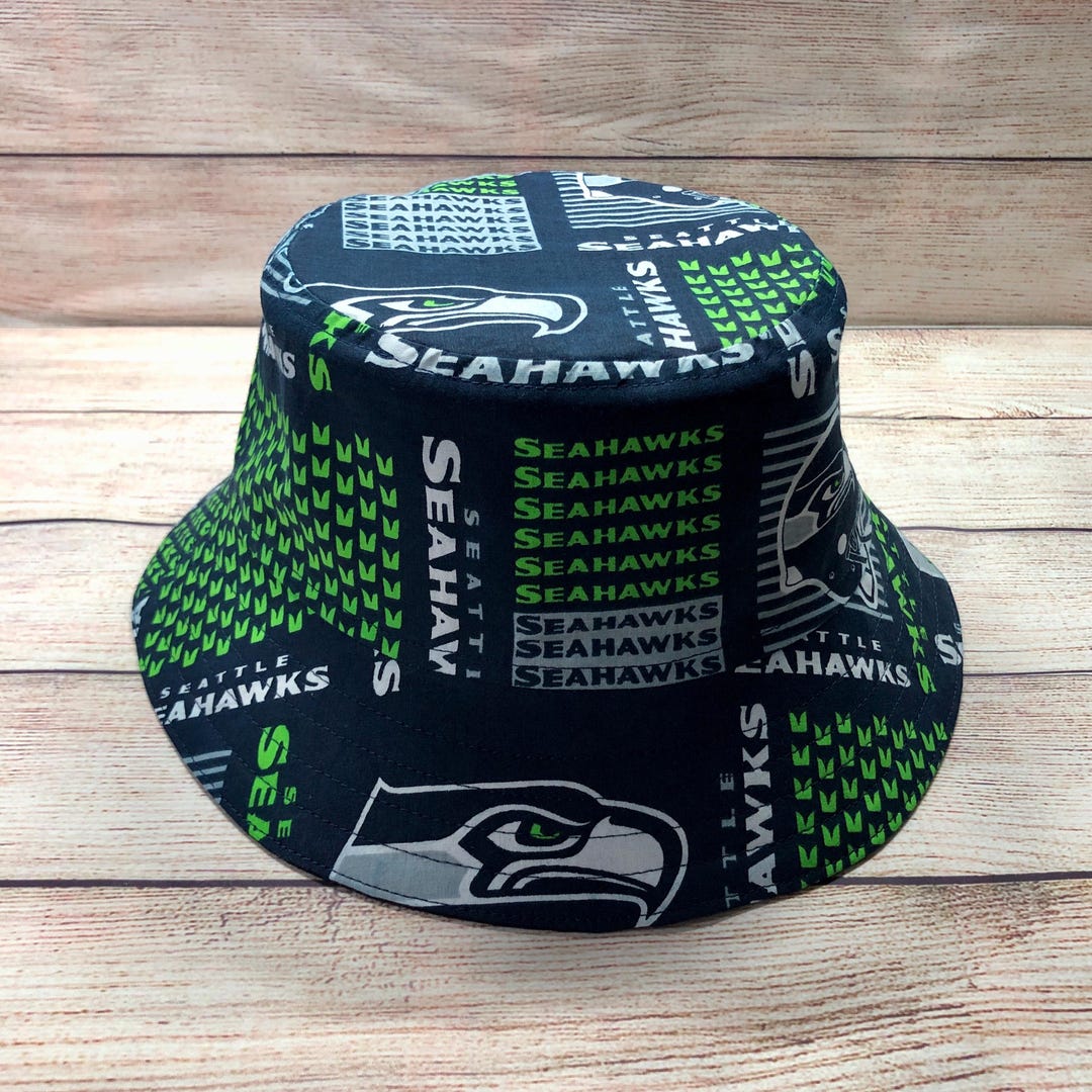 Seattle Seahawks Bucket Hat, NFL Football Team, Handmade Unisex ...