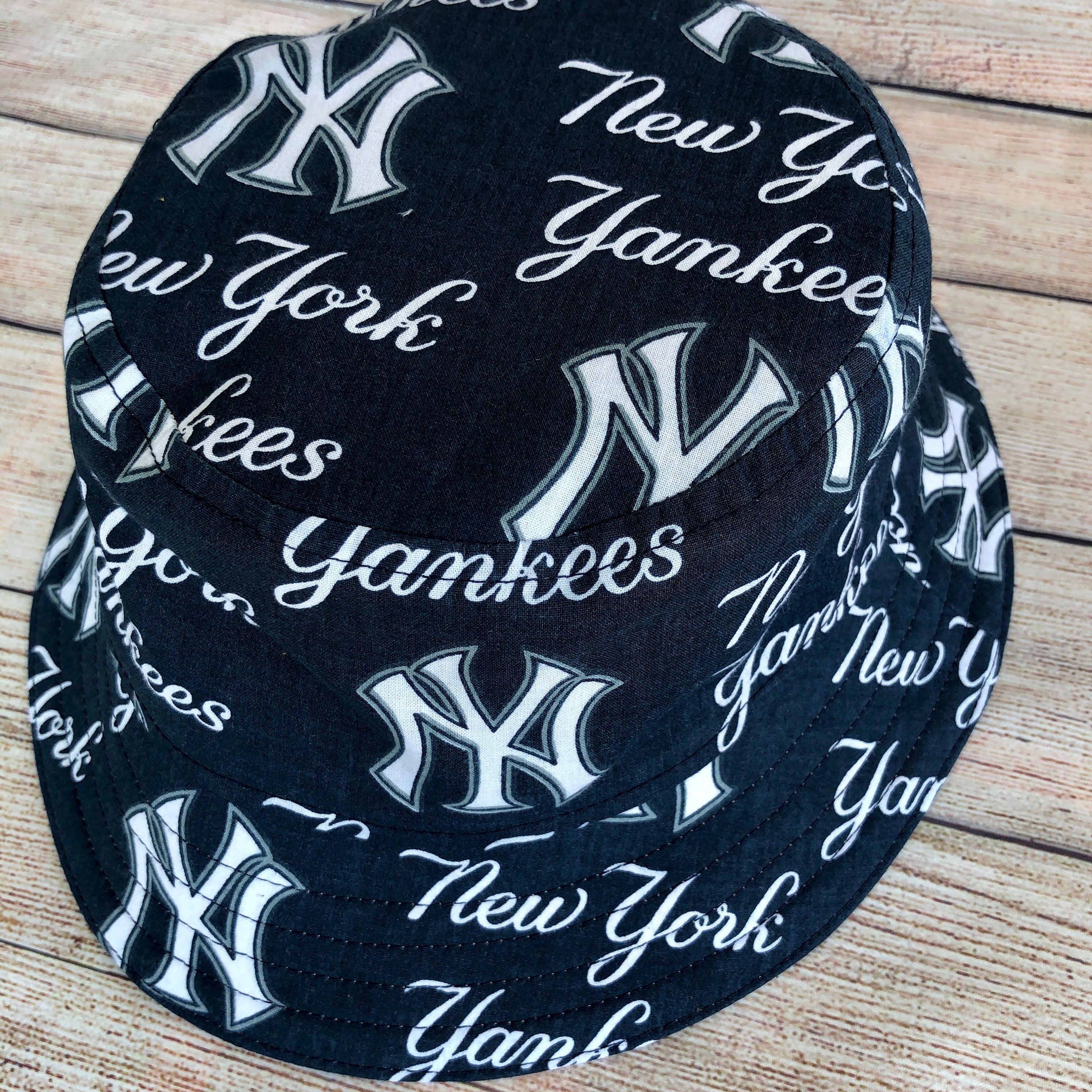 Adult Bucket Hat - New York Yankees MLB Baseball Team Handmade ...