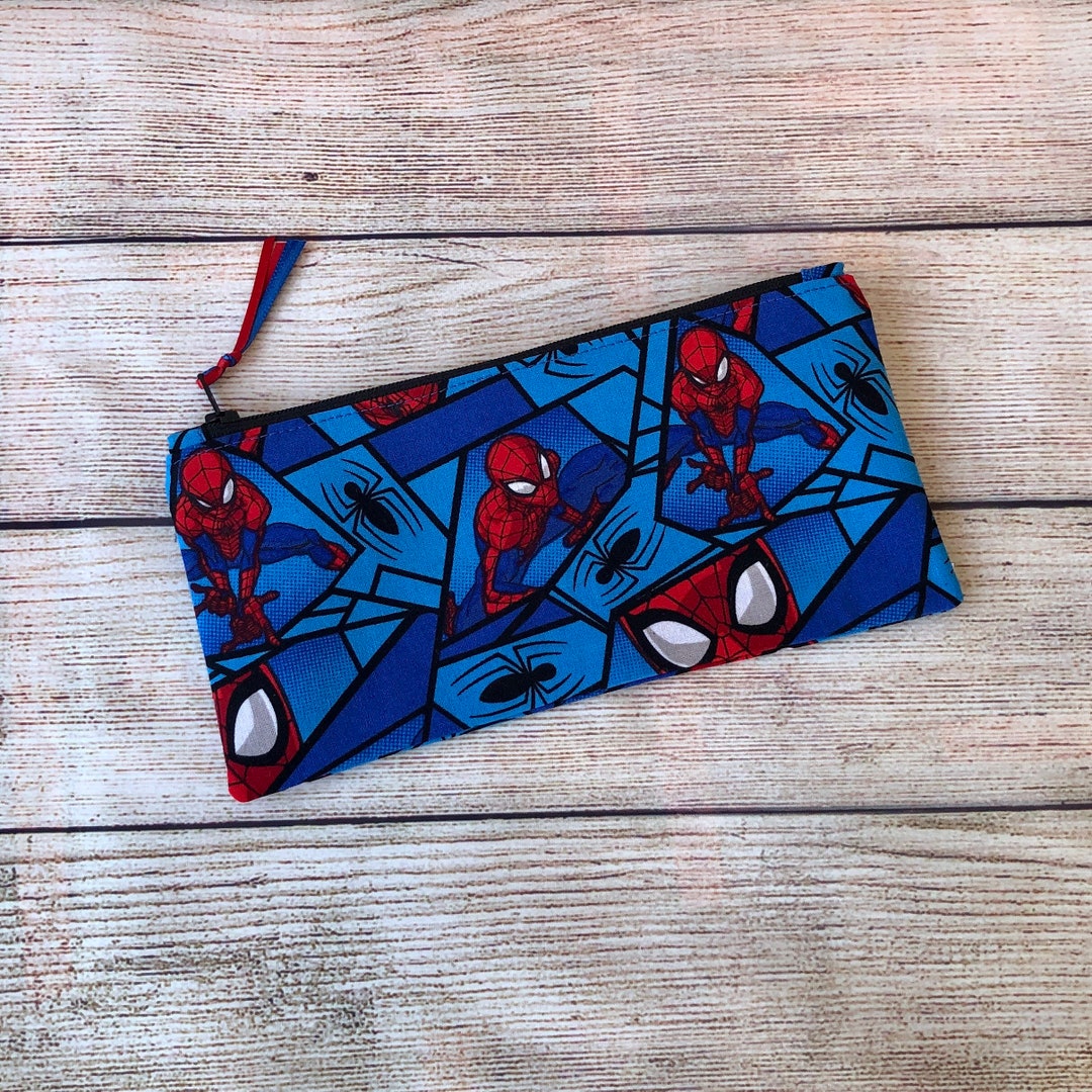 Zipper Pouch - Superhero Bag, Office Stationery Pencil Case, Travel ...