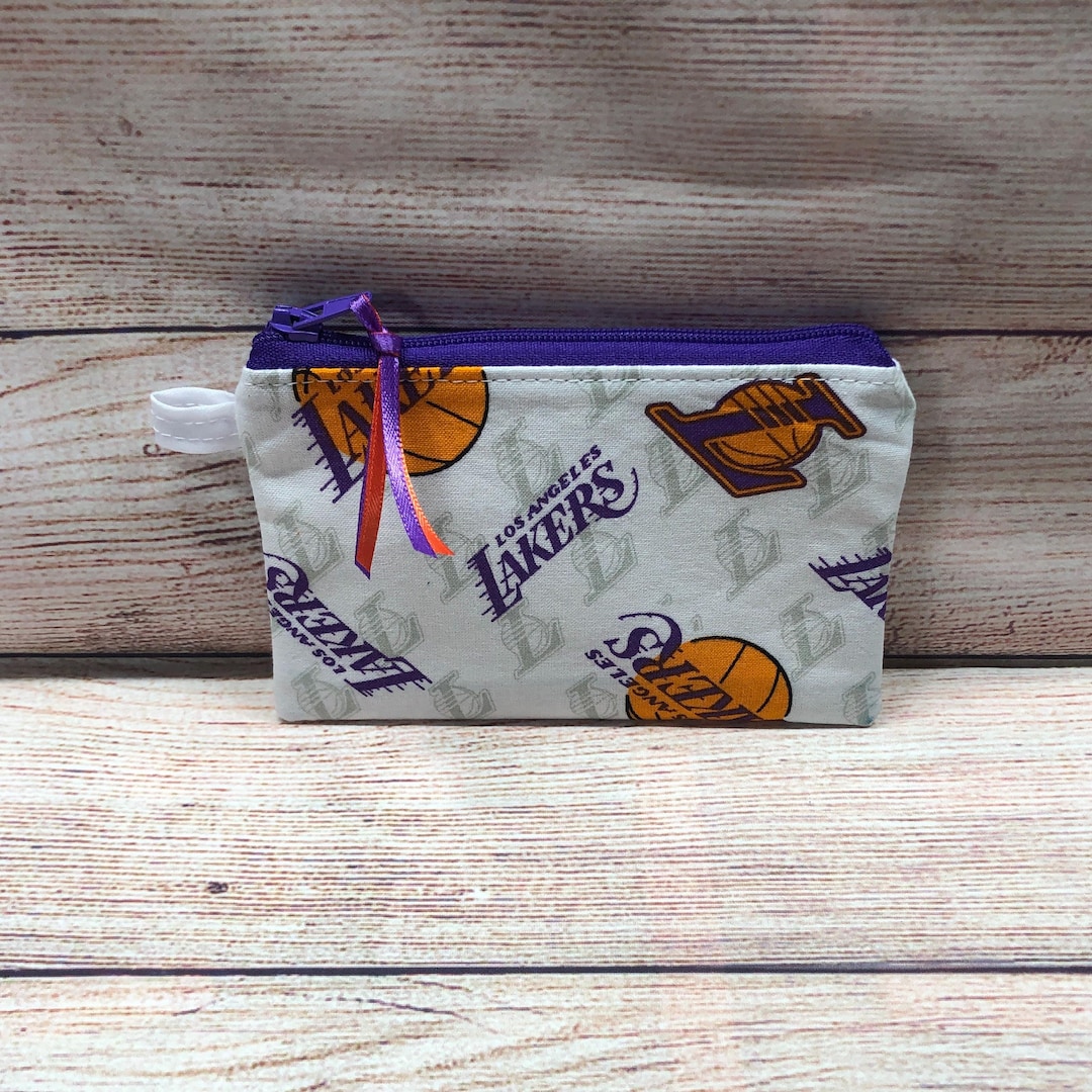 LA Lakers NBA Basketball Team Handmade Keychain Wallet - Etsy