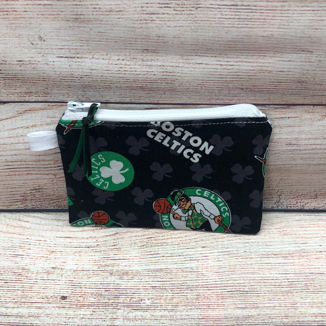 Coin Purse, Boston Celtics NBA Basketball Team Handmade Zipper Credit ...