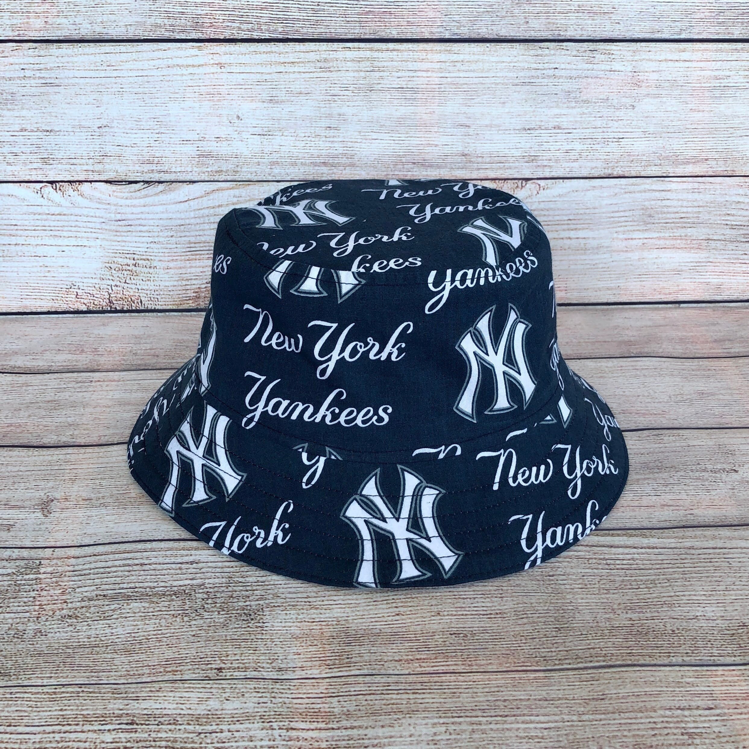 Adult Bucket Hat - New York Yankees MLB Baseball Team Handmade ...