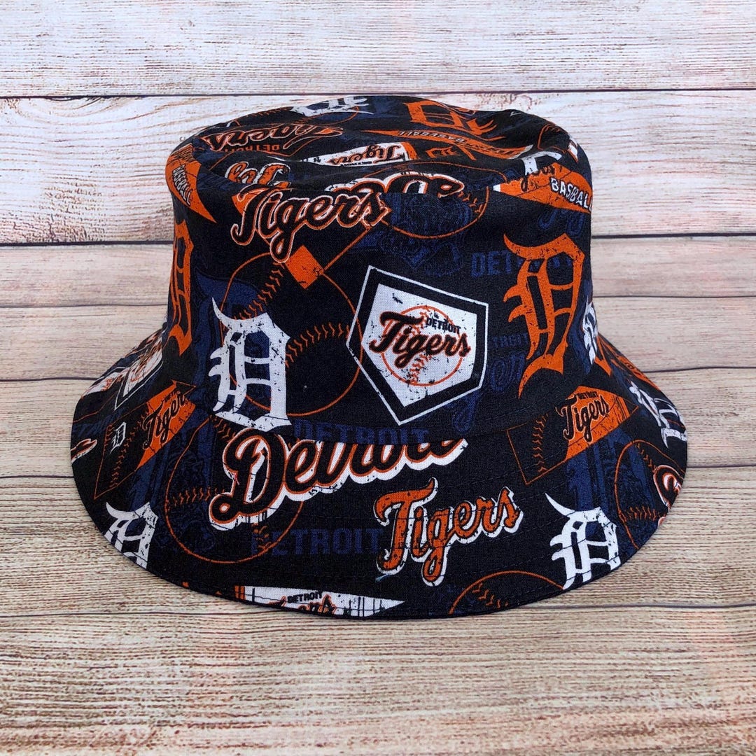 Bucket Hat, Detroit Tigers MLB Baseball Team, Adult or Child Size Hat ...