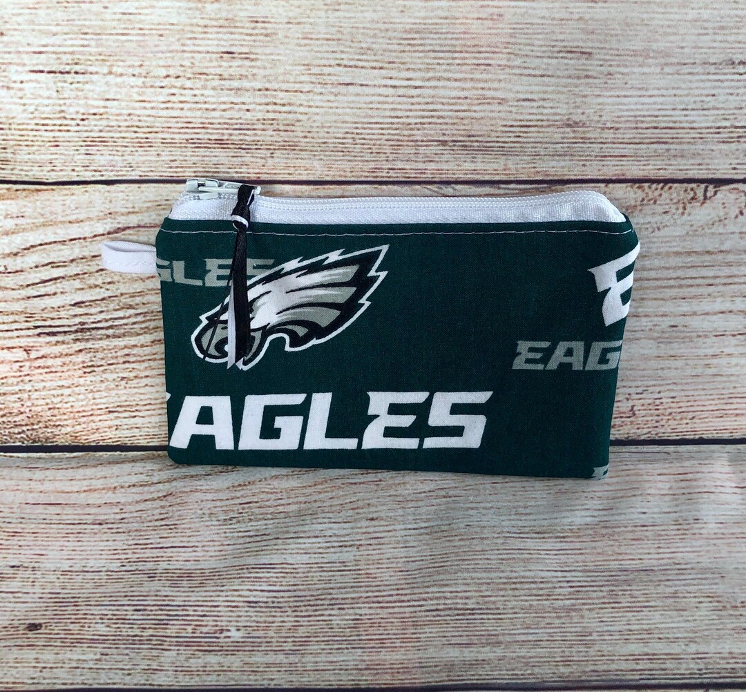 Philadelphia Eagles NFL Football Handmade Reusable Zipper Bag, Coin ...
