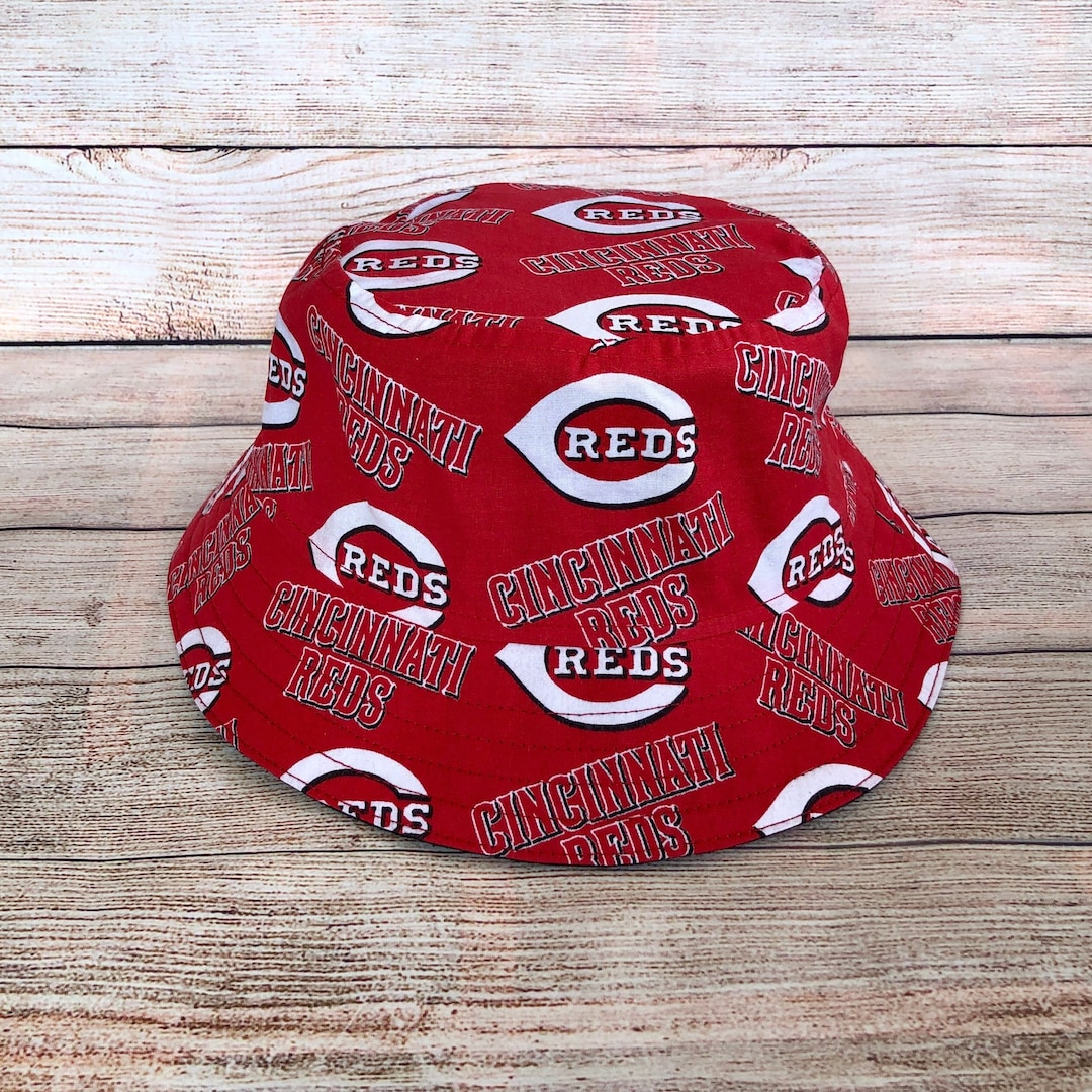Adult Bucket Hat - Cincinnati Reds MLB Baseball Team Handmade ...
