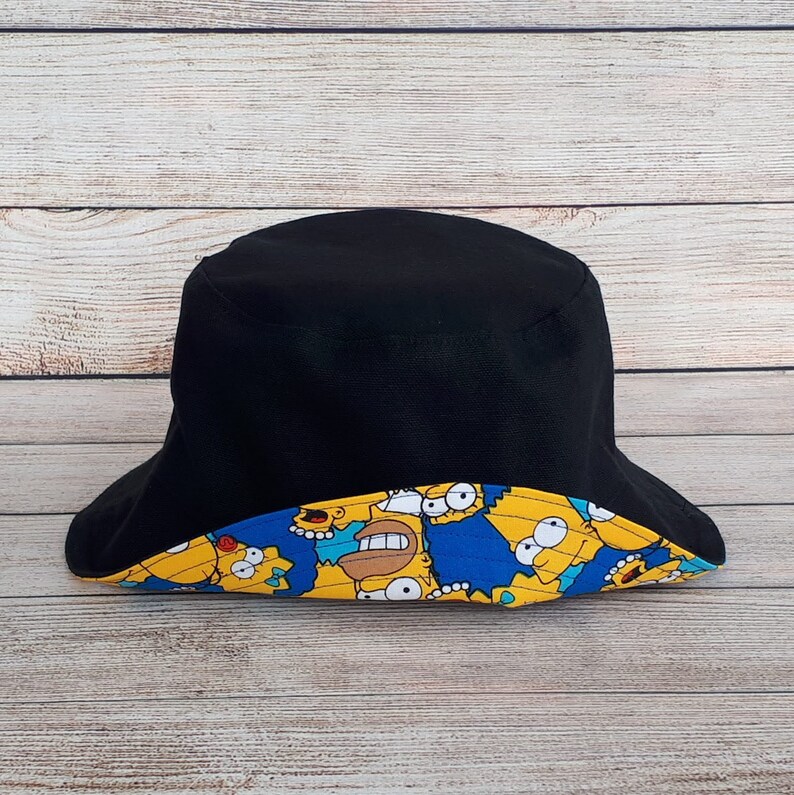 Adult Bucket Hat Animated TV Show Sitcom Reversible Cotton - Etsy