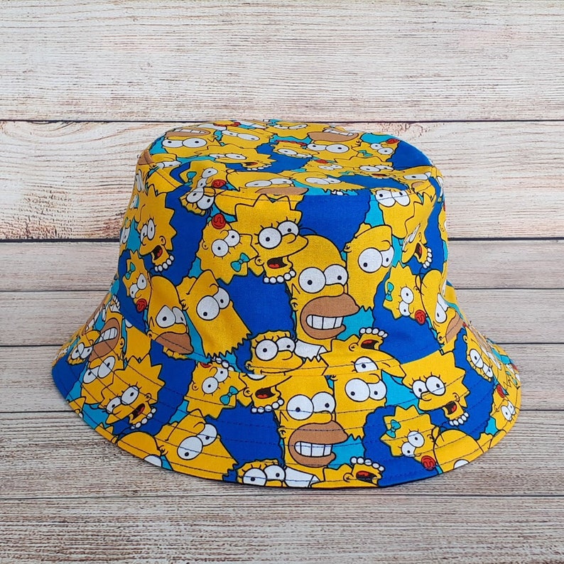 Adult Bucket Hat Animated TV Show Sitcom Reversible Cotton - Etsy